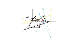 Ejercicio Intersección de recta y pirámide truncada