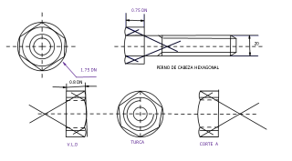 Ejercicio Perno de cabeza hexagonal