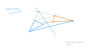 Ejercicio Afinitat d'un triangle