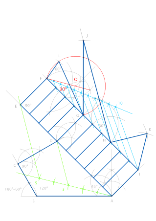 Mongge, ejercicios interactivos de Dibujo Técnico