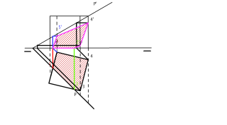 Ejercicio Sección de un cubo por un plano cualquiera.