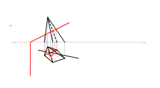 Ejercicio intersección recta-pirámide